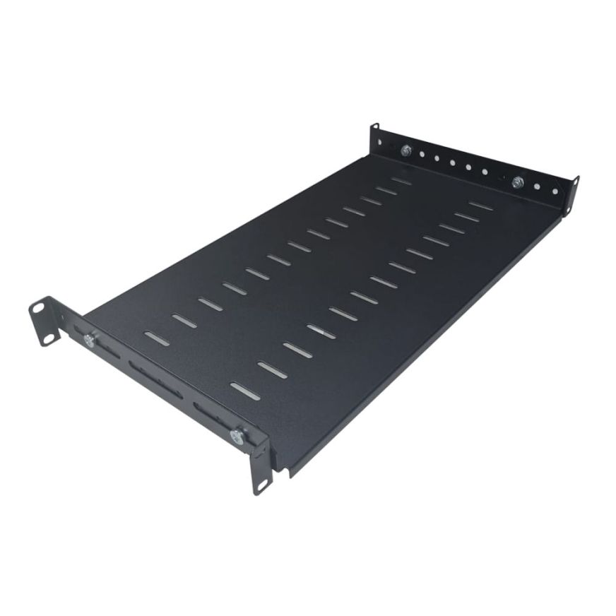 4 Post Fixed Vented Rack Mount Shelves